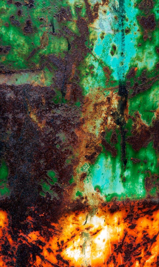 Rusty surface stock image. Image of oxidize, metallic - 3580729