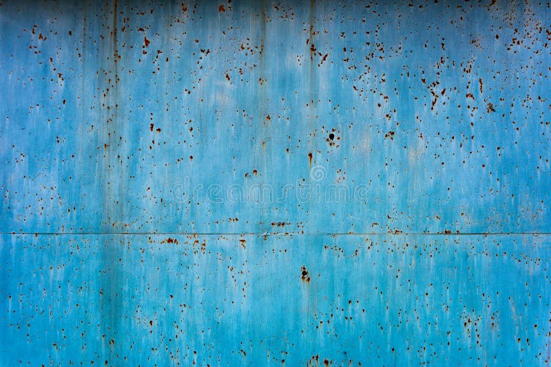Rusty Texture of Metal Blue Plates Stock Photo - Image of metal ...