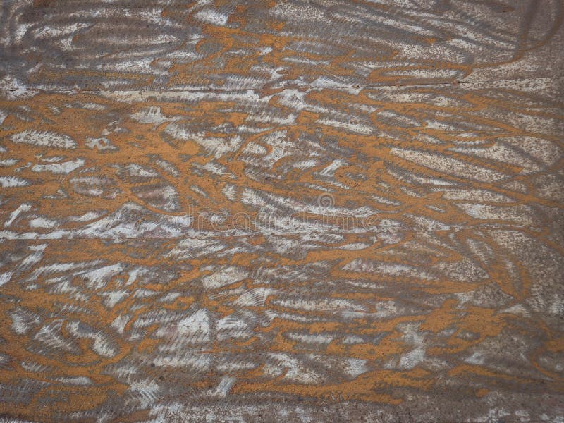 Rusty Surface of a Metal Sheet Stock Image - Image of surface, palm ...