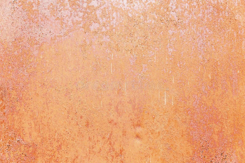 Rusty Surface of a Pink Sheet of Iron. Background Stock Image - Image ...