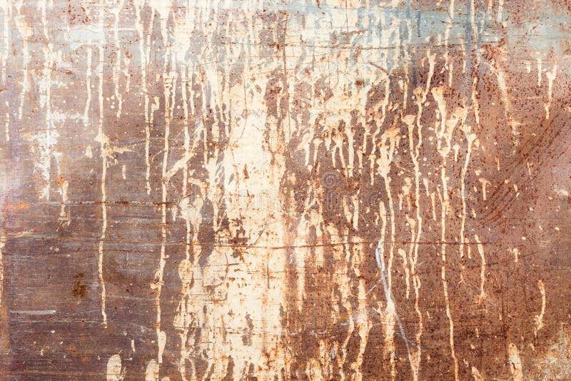 Rusty Texture with Dripping Paint Stock Photo - Image of abstract ...