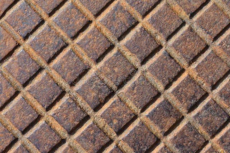 Rusty texture hatch stock image. Image of metallic, dirty - 124425685