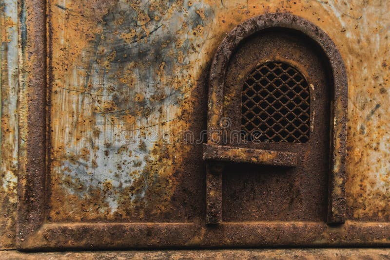 The rusty metal box stock photo. Image of steel, textured - 68730554