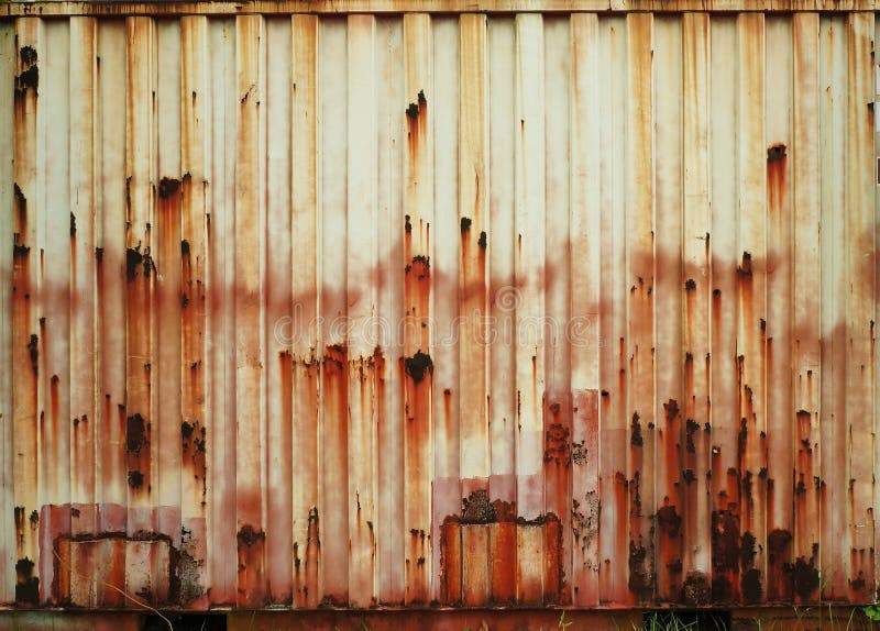 Rusty Texture on Metal Container Stock Image - Image of painted, blue ...