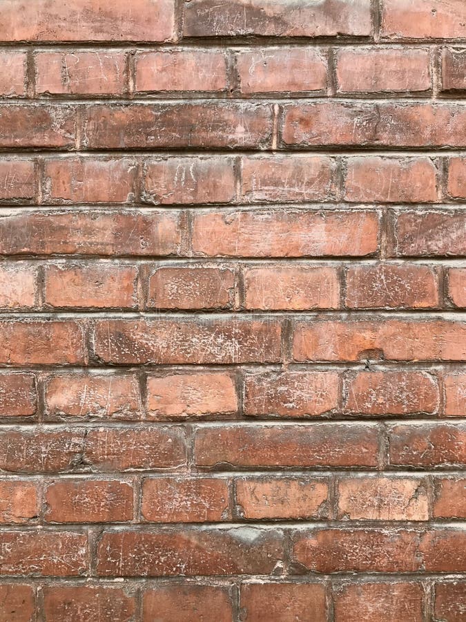Rusty Texture of Red Brick Wall. Stock Image - Image of interior ...