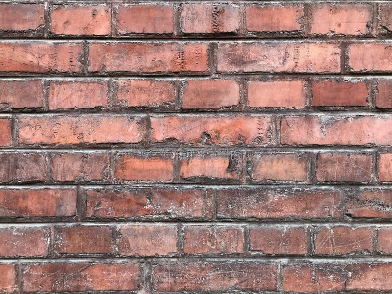 Rusty Texture of Red Brick Wall. Stock Photo - Image of graphic ...