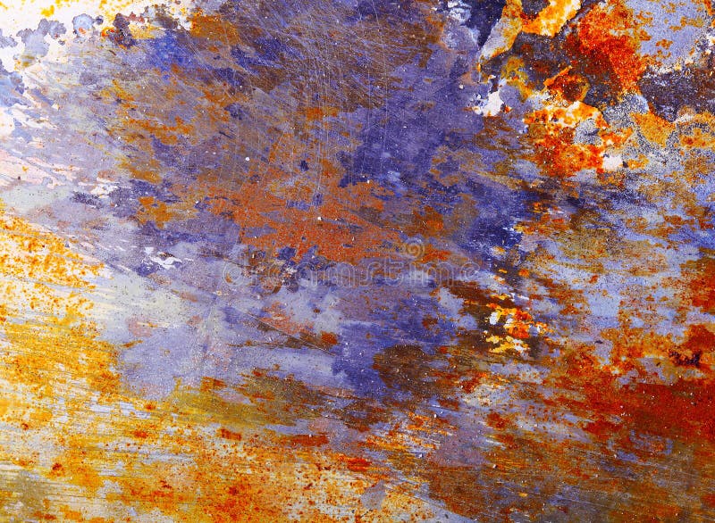 Rusty Textured Metal Background with Space for Your Ideas Stock Image ...