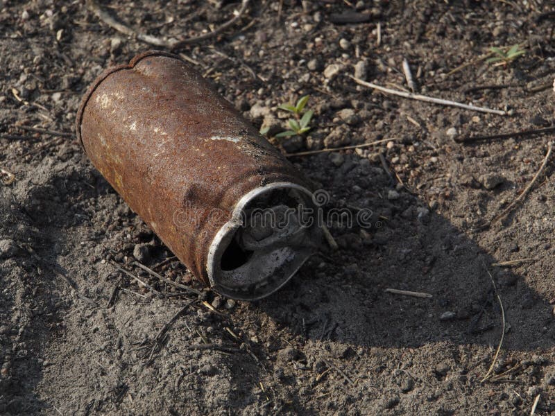 Rusty tin can stock photo. Image of rusty, abstract, brown - 39271296