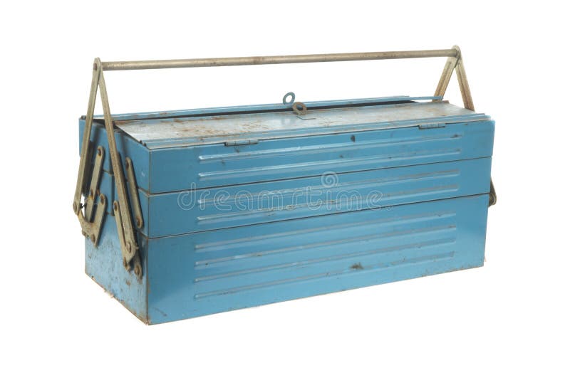 Old rusty tool box stock image. Image of pliers, industry - 30055401