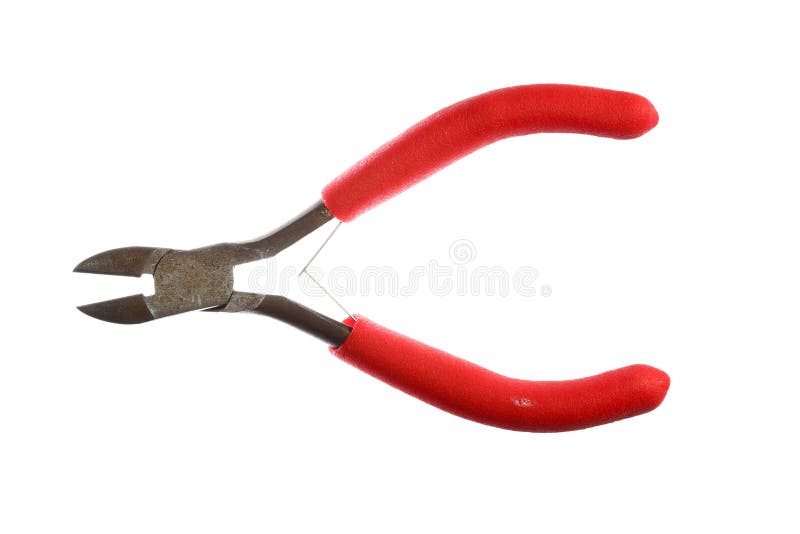 Rusty tool cutter isolated stock image. Image of object - 22481693