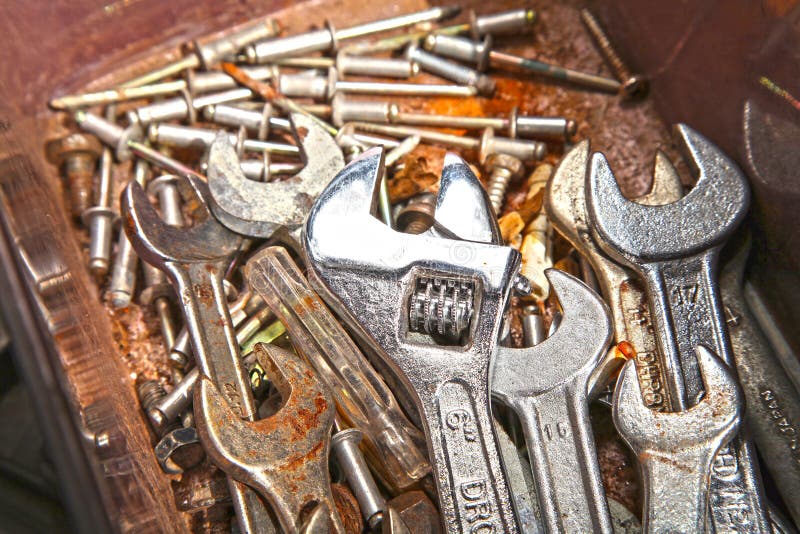Rusty tools stock photo. Image of wirecutter, work, obsolete - 28808808