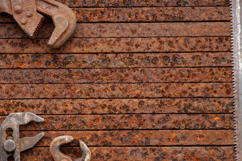 Rusty tools stock image. Image of group, mechanic, equipment - 71286345