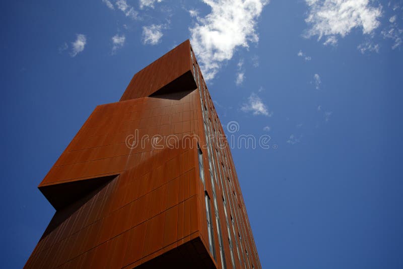 Rusty Tower in Leeds stock photo. Image of weathering - 133759842