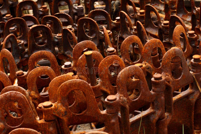 Rusty Tracks stock photo. Image of gear, metal, track - 15467232