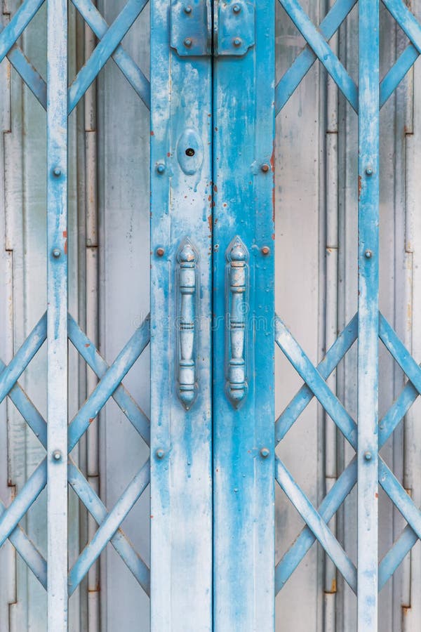 Rusty Traditional Gate or Folding Doors Stock Photo - Image of building ...
