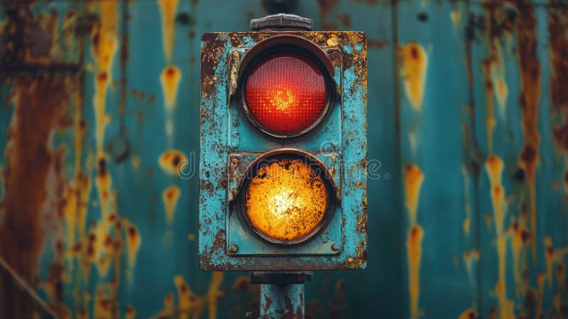 Rusty Old Traffic Sign stock photo. Image of passing - 68997518