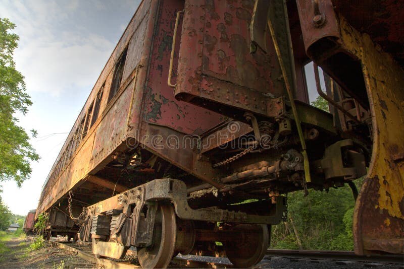 Rusty train car stock photo. Image of chains, trains - 54804656