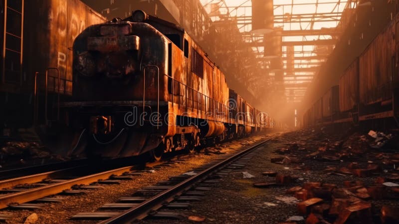 Rusty Freight Stock Illustrations – 345 Rusty Freight Stock ...