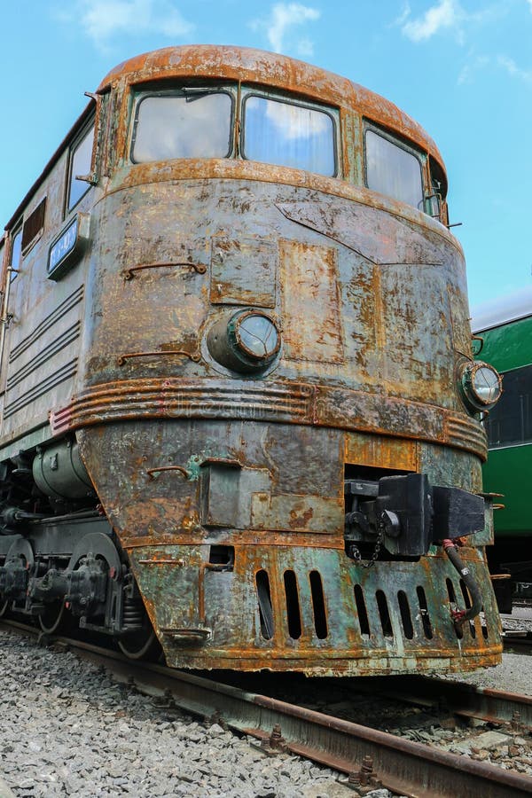 Rusty train stock image. Image of metal, fantasy, diesel - 88036019
