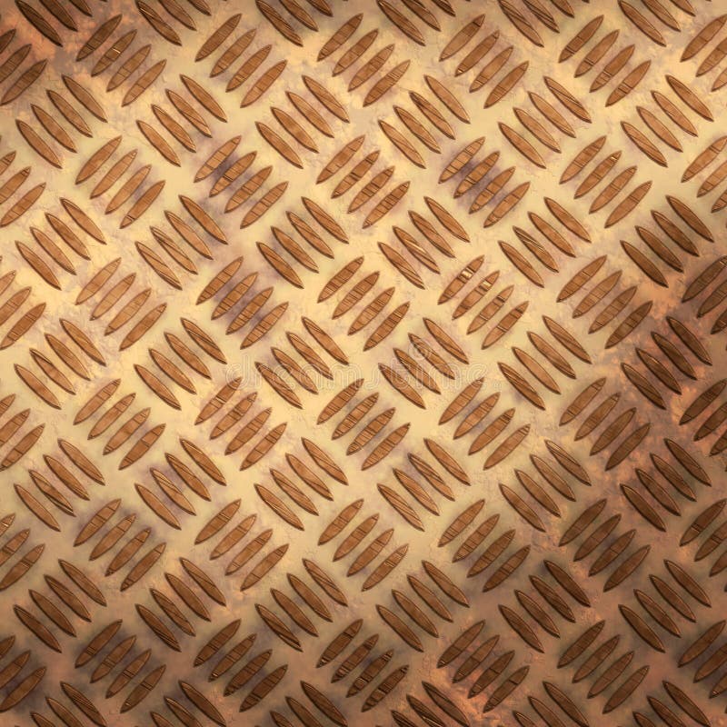 Rusty Tread Plate Background Stock Photo - Image of grunge, checker ...
