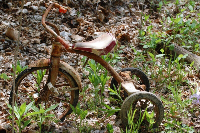 Rusty tricycle 3 stock image. Image of bicycle, wheels - 5096999