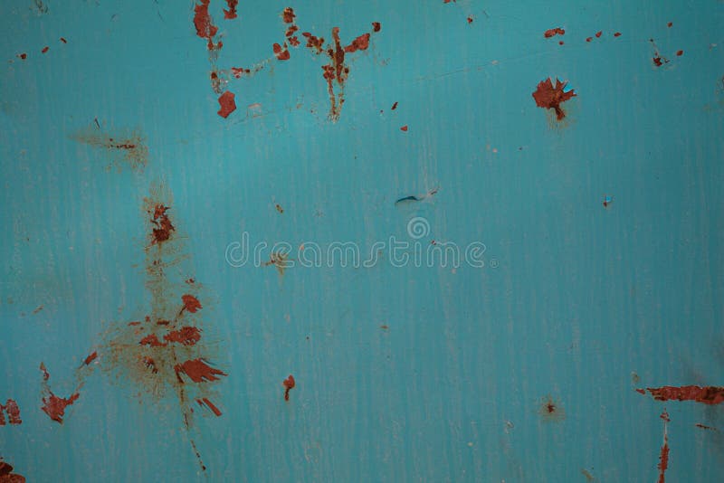 Rusty Turquoise Metal Texture Stock Image - Image of metallic, rust ...