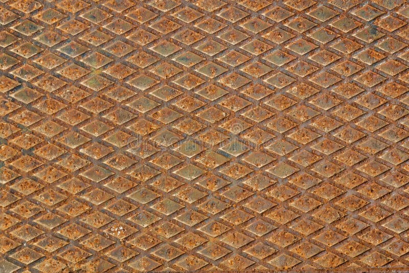 Rusty Red and White Metal Plate Texture Stock Photo - Image of industry ...