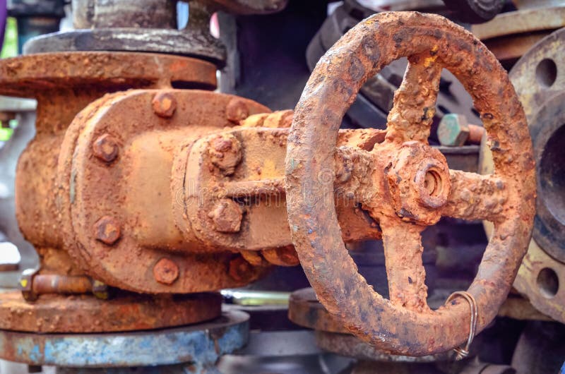 Rusty Valve stock image. Image of handle, black, valve, object - 3151
