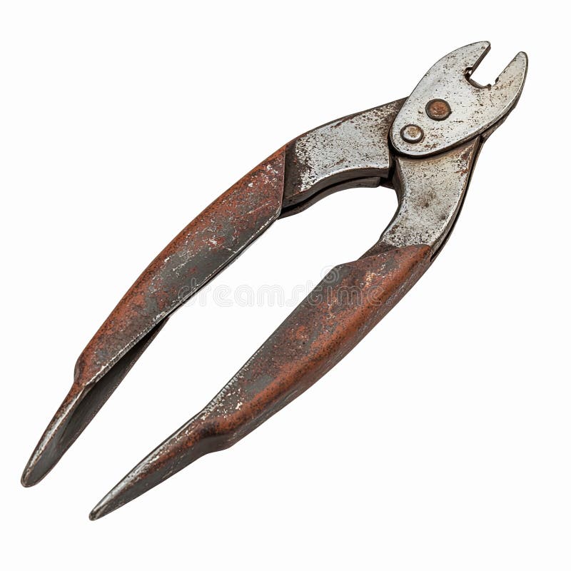 Rusty Vintage Pliers with Worn Handles for DIY Projects and Tool ...