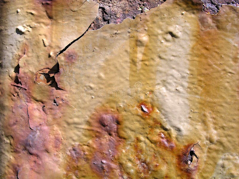 Rusty wall stock image. Image of chipped, wall, rusty - 5126297