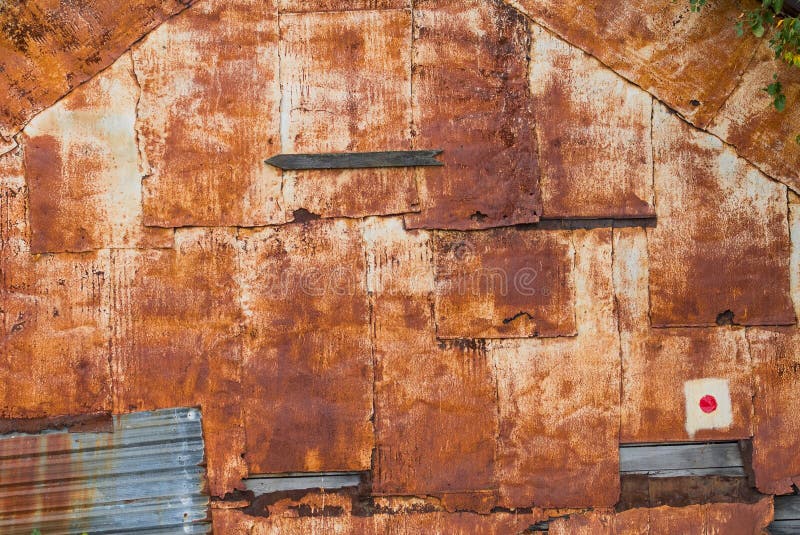 Rusty wall stock image. Image of building, metal, rusty - 79372445