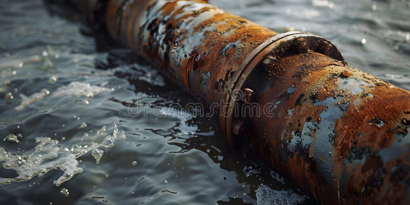Rusty water pipe stock photo. Image of drop, faucet - 325885214