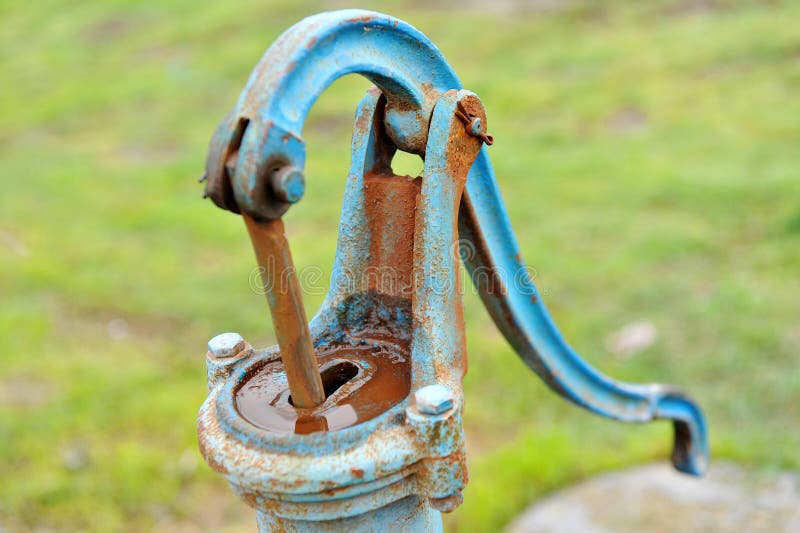 Rusty water pump stock photo. Image of manual, antique - 40284036