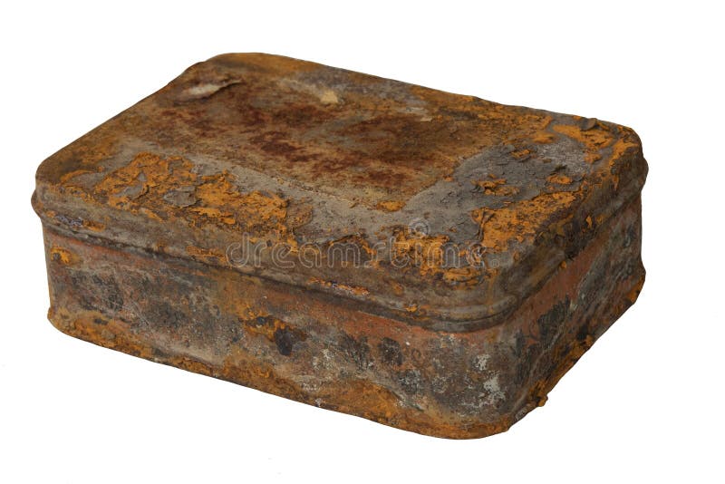 Rusty Weathered Box Texture of Rust and Sign of Decay Corrosion Stock ...