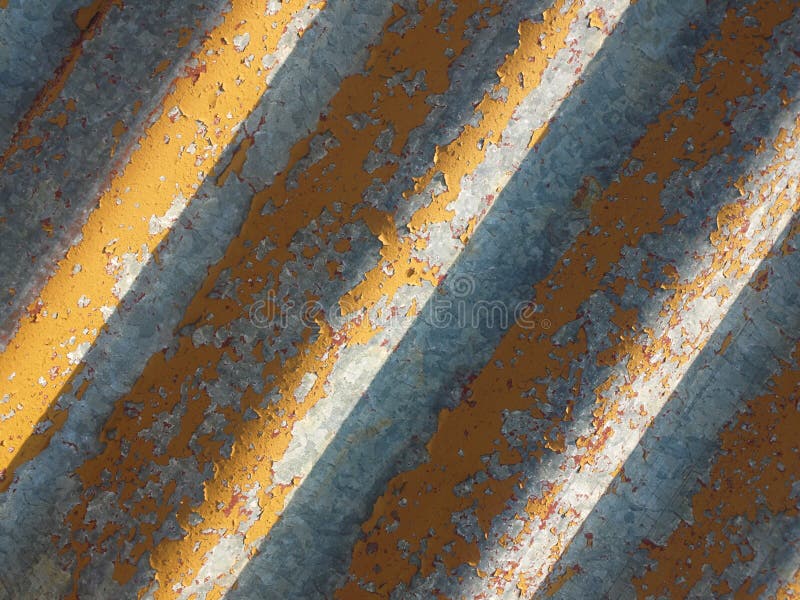 A Rusty and Weathered Looking Piece of Corrugated Metal. Old Steel ...