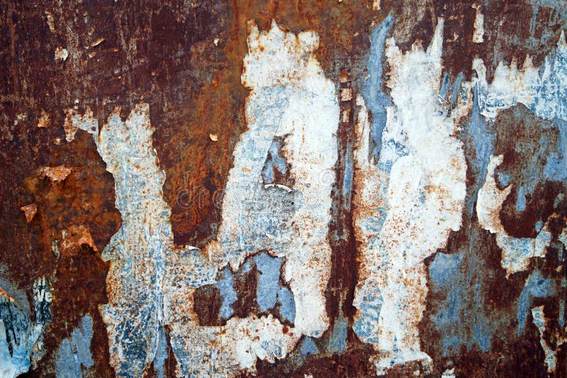 Rusty Metal Fragments stock image. Image of iron, decay - 14427873