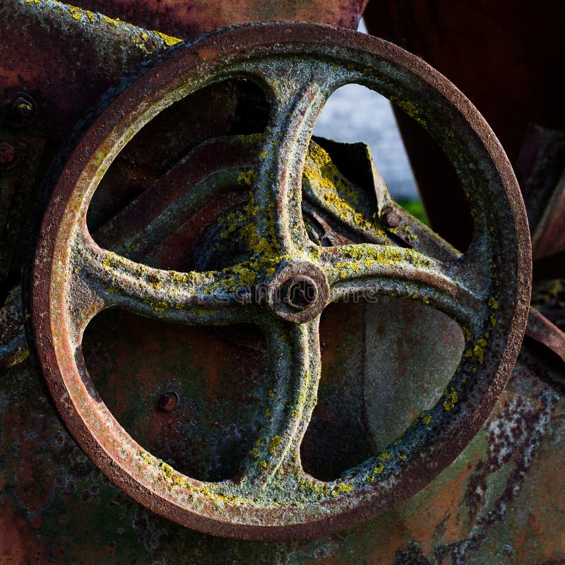 Rusty gears stock image. Image of industrial, dark, design - 60260003