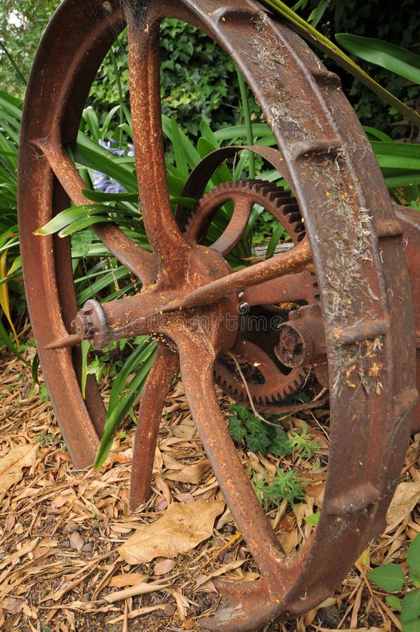Rusty wheel stock photo. Image of farm, industry, rusty - 60097814