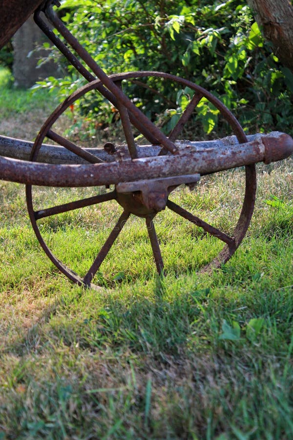 Old rusty wheel stock photo. Image of olden, wheelbarrow - 192815572