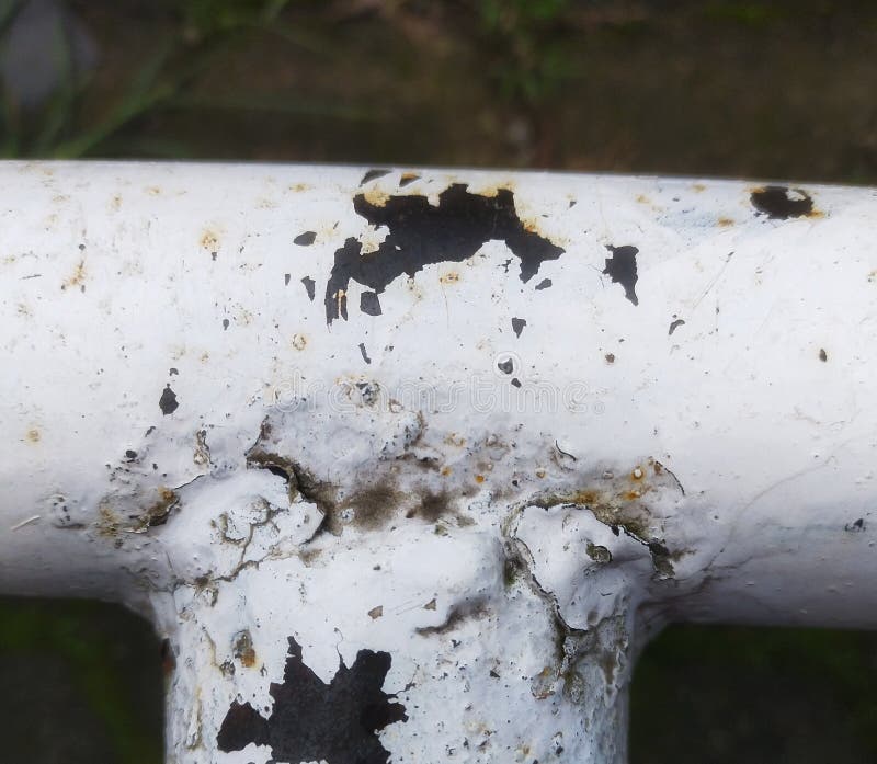 Rusty white metal stock image. Image of wing, rusty - 209180743