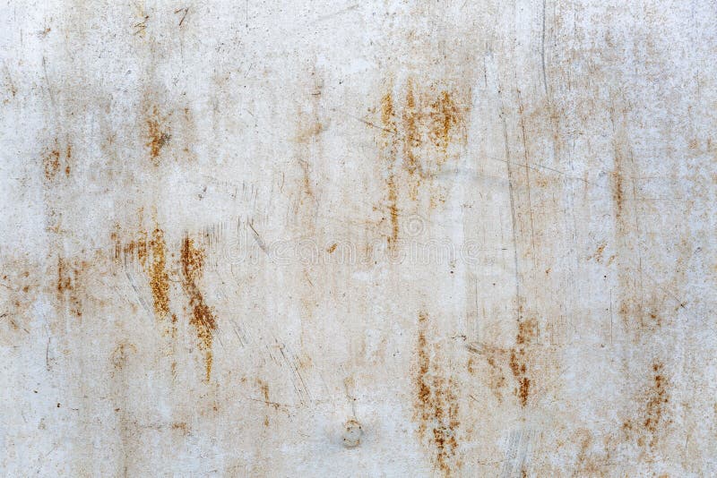 Rusty White Sheet of Iron. Backgrounds and Textures Stock Image - Image ...