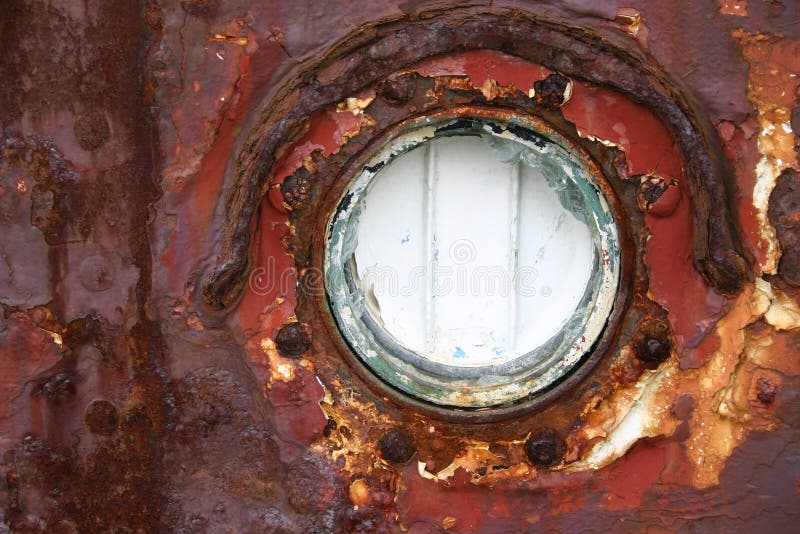 Port hole stock photo. Image of circle, weathered, window - 646034