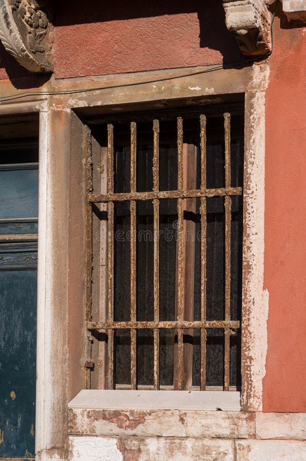 Rusty Window, Aged Wall stock image. Image of facade - 355749893