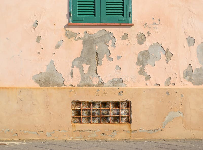 Rusty. Window. Old. Village. Wall. Abandoned Stock Image - Image of ...