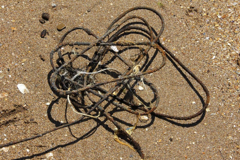 Rusty wire stock photo. Image of staining, fracture, orrosion - 42302572