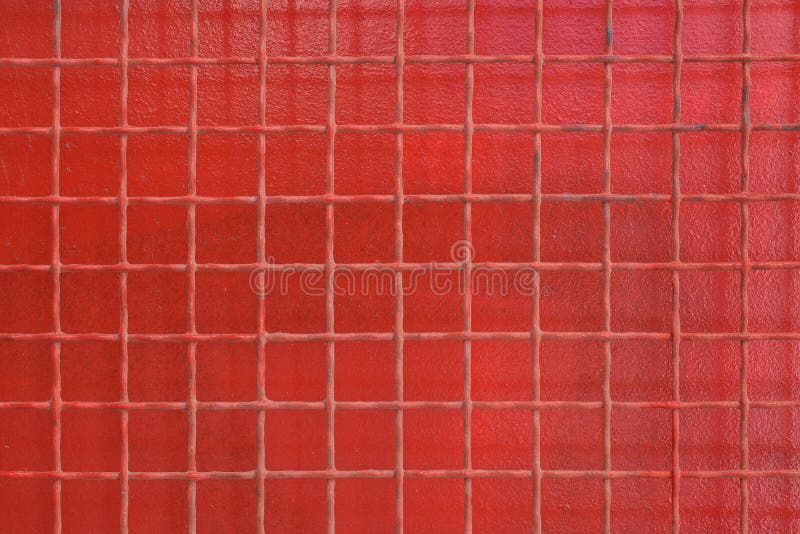 Rusty Wire Mesh Over Red Metal Background Stock Photo - Image of ...