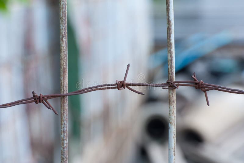 Rusty Wire stock image. Image of protection, rusted, fence - 57694603