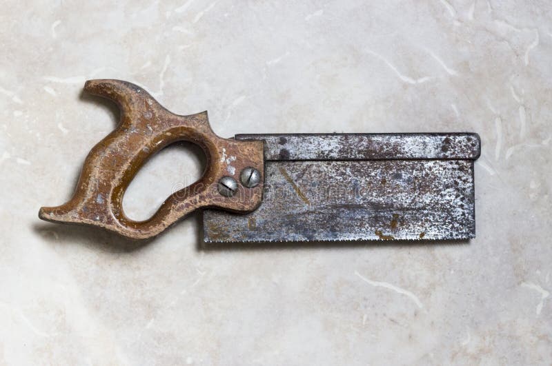 Rusty wood saw stock photo. Image of craft, metal, carpenter - 102088502