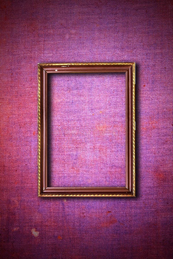 Rusty Wooden Frame on Abstract Background Stock Illustration ...