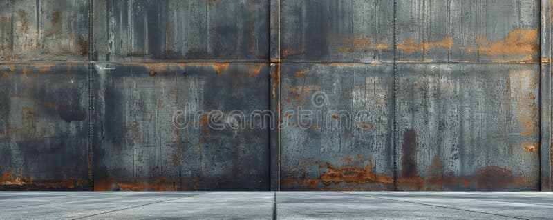 Rusty and Worn Metal Wall Texture Stock Image - Image of texture ...